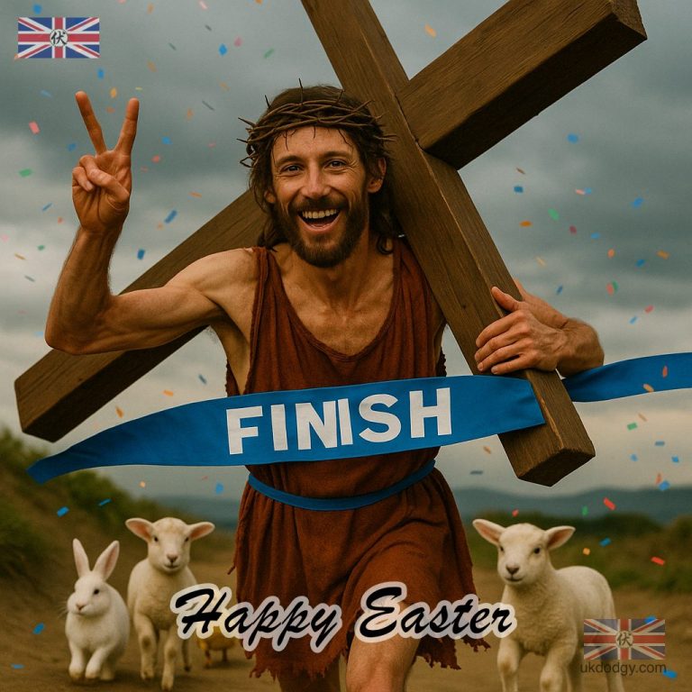 耶穌走苦路惡搞梗圖 - 英國伏味濃